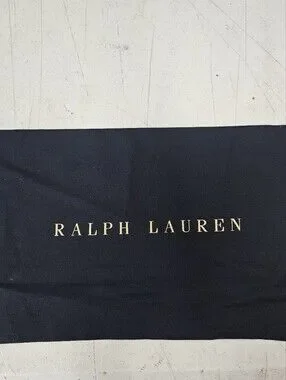 Ralph Lauren | Bags | A13 Ralph Lauren Navy Fabric Pouch With Gold ...